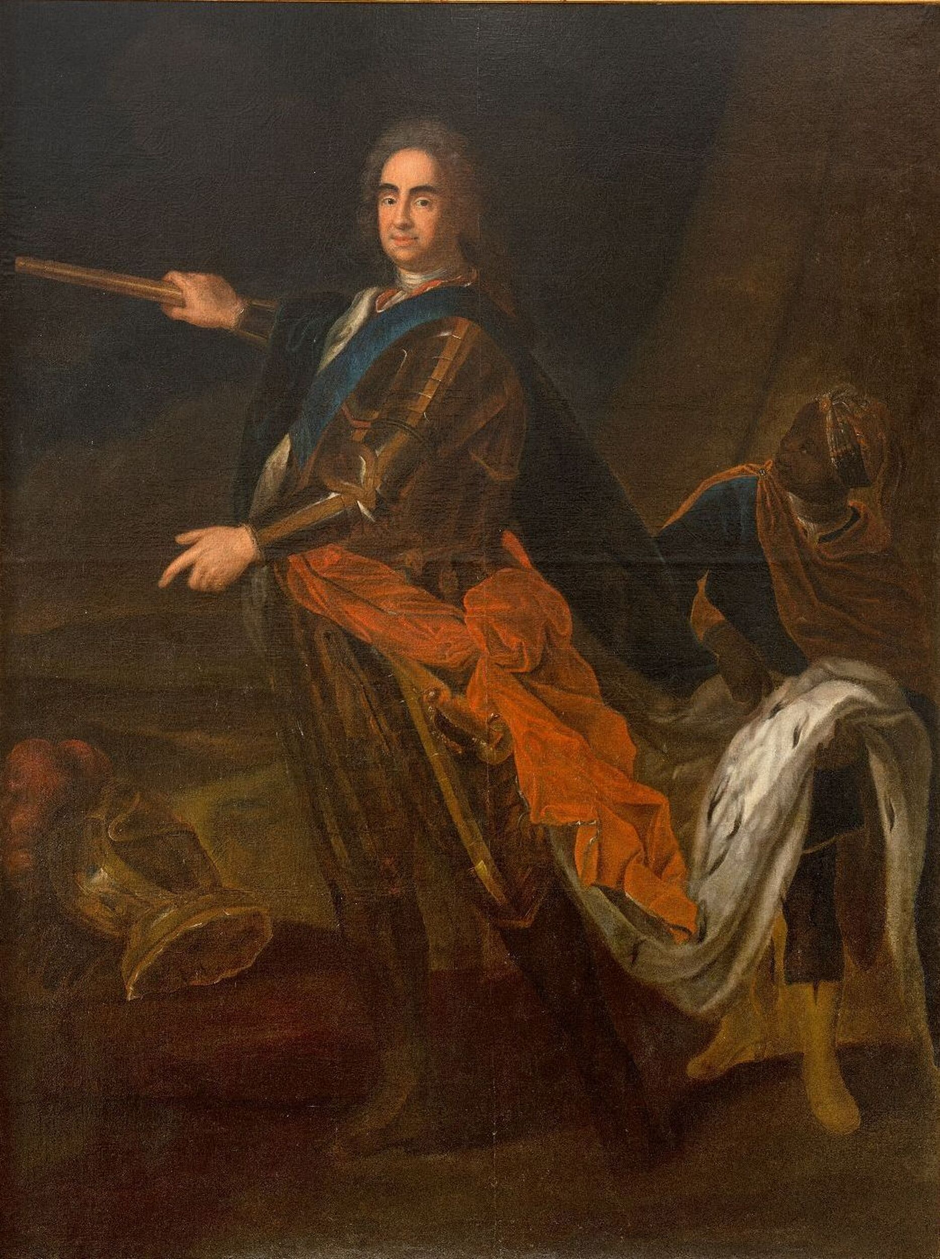 August II (1670-1733) - portret - Muzeum Pałacu Króla Jana III w Wilanowie
